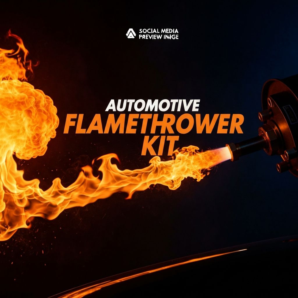 Automotive Flamethrower Kit | Transform Your Exhaust